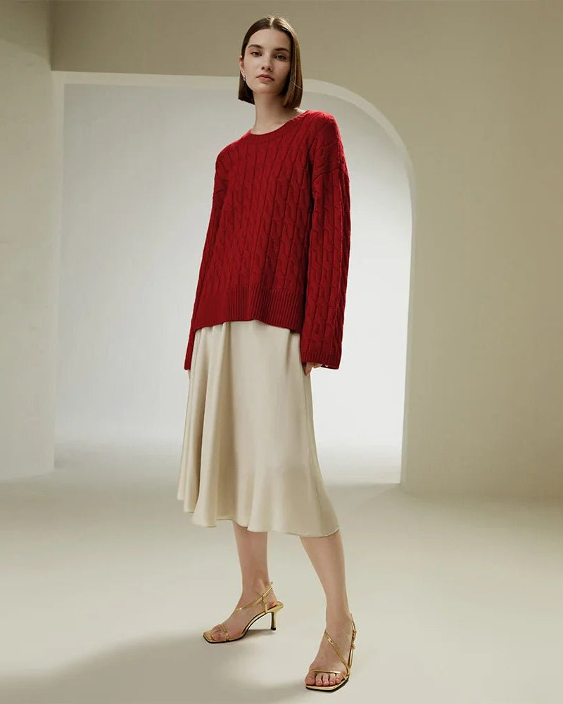 Ultrafine Merino Wool Crewneck Sweater – unqstyle